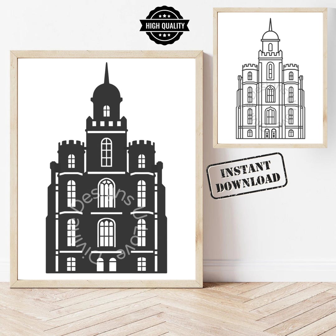 Logan Utah Temple SVG PNG, LDS Wall Art (digital Download) - Etsy