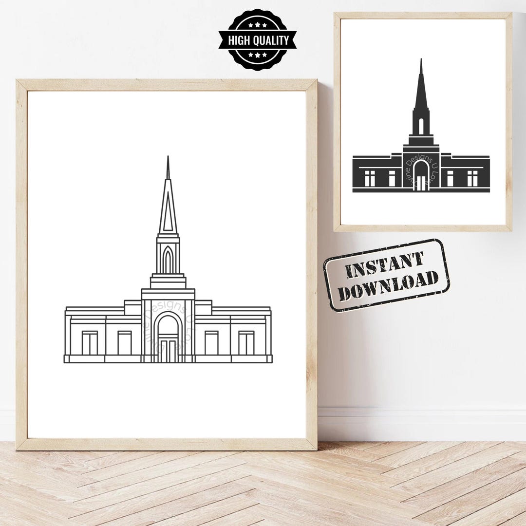 Springfield Missouri, Temple SVG, LDS Art (digital Download) - Etsy