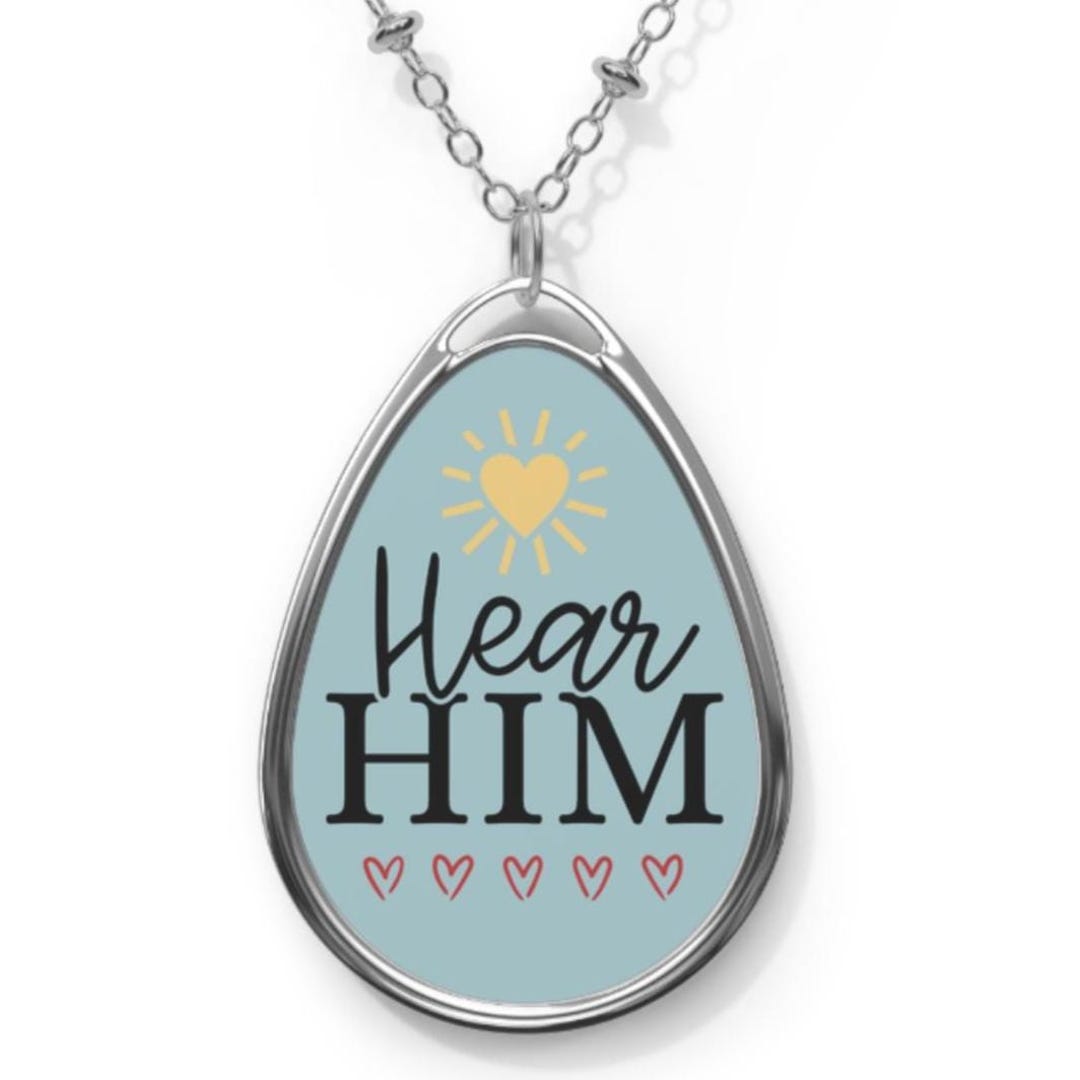 Hear Him LDS Pendant Necklace: Young Women Youth Gift - Etsy