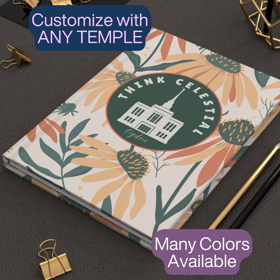 Custom LDS Temple Journal: Personalized Latter-day Saint Notebook ...