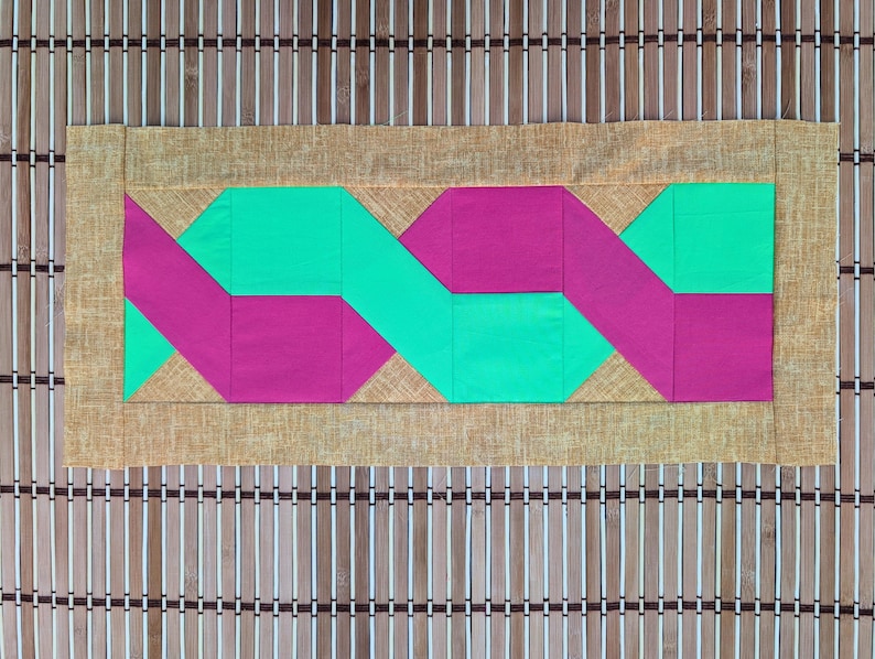 FPP Quilt Border Pattern – Woven Path, Seamless Design (PDF), 6 Sizes ...