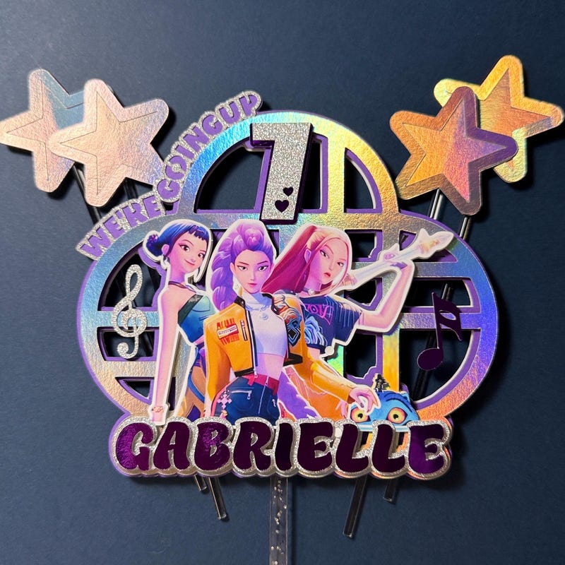 Custom K Pop Cake Topper - Etsy