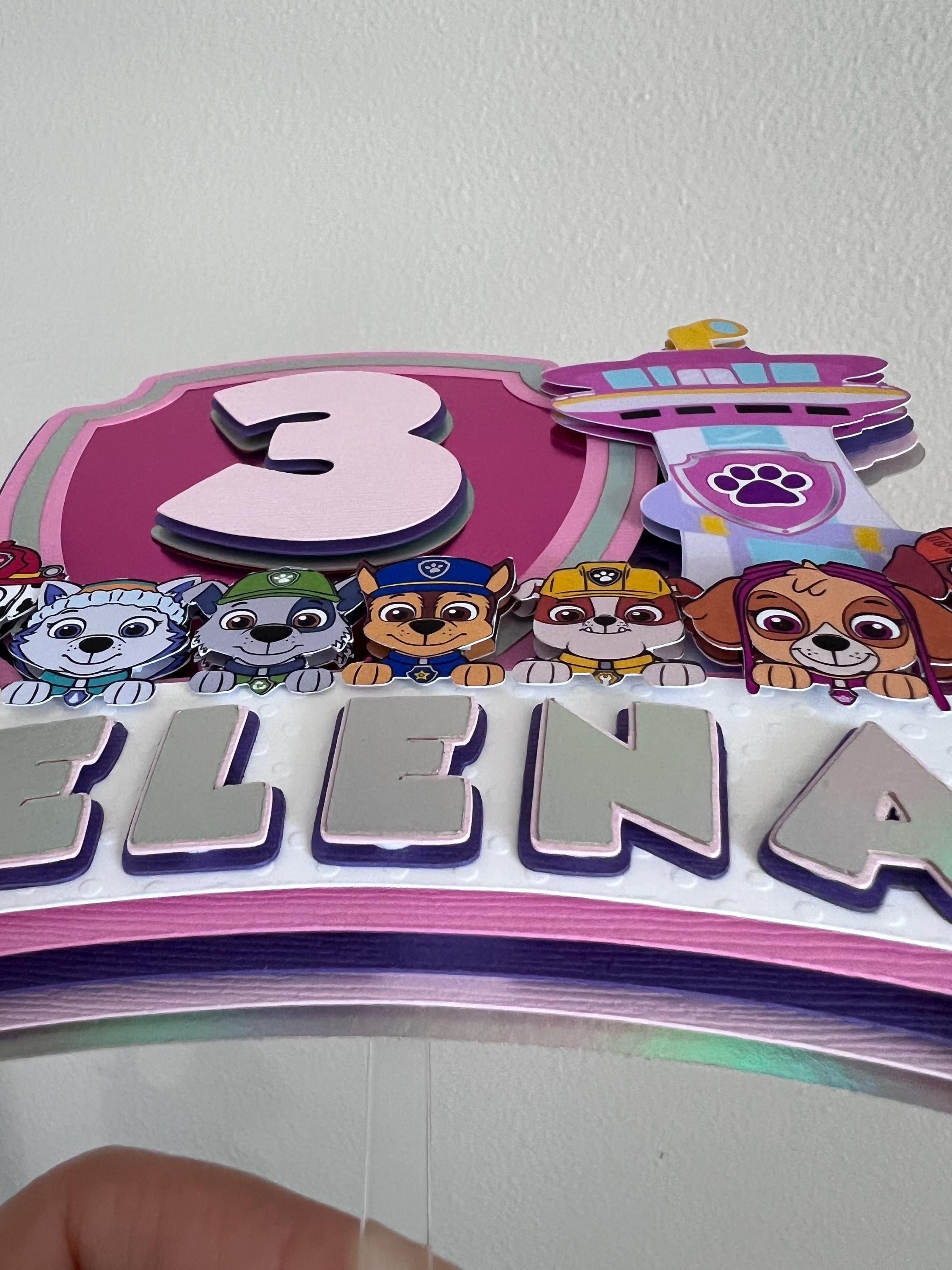 Personalized Name & Age Cake Topper – Custom Birthday Decoration With ...