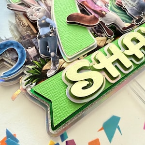 Zootopia Cake Topper | Personalized Birthday Party Decor Zooparty - Etsy