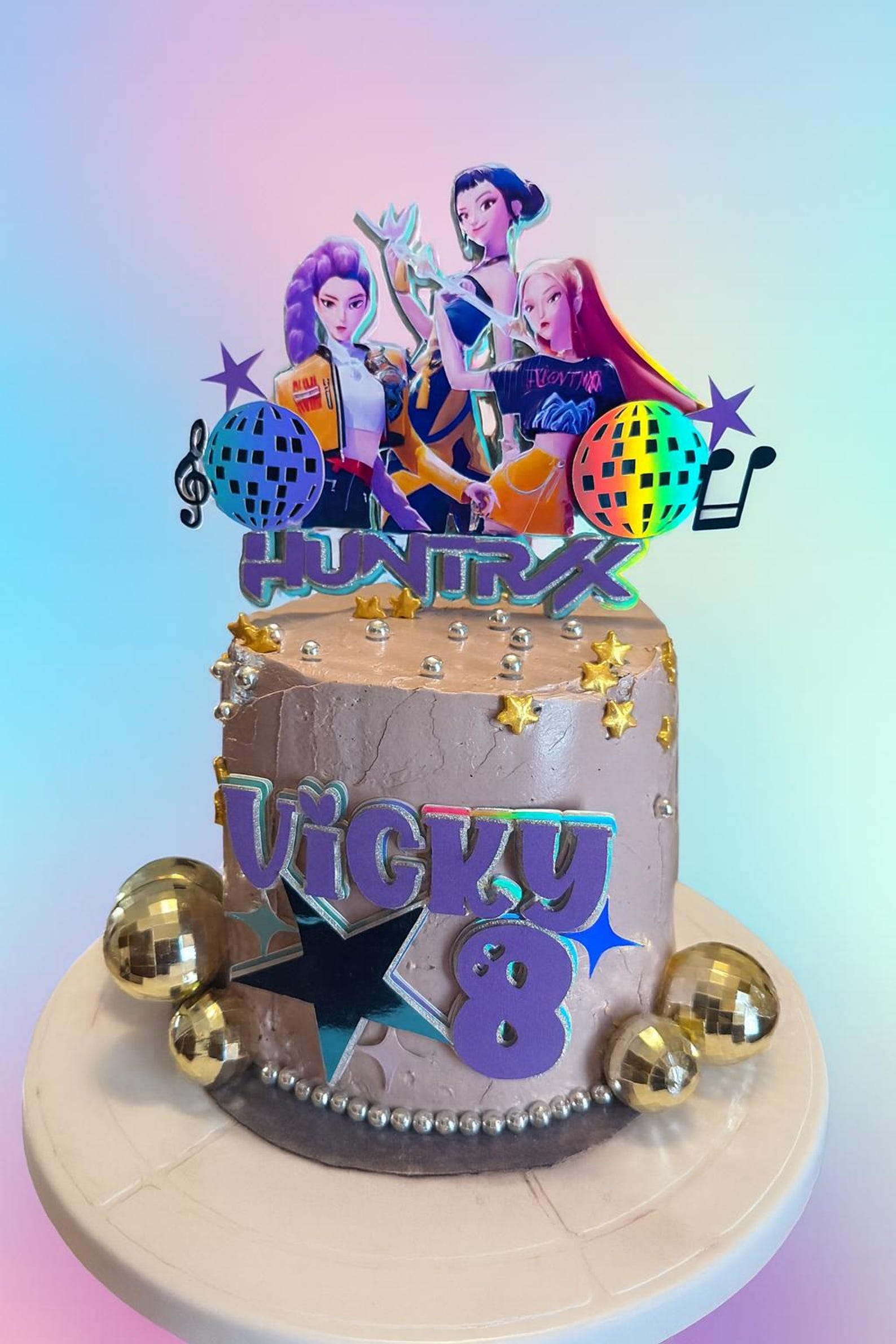 K-pop Personalized Cake Topper Set - Etsy