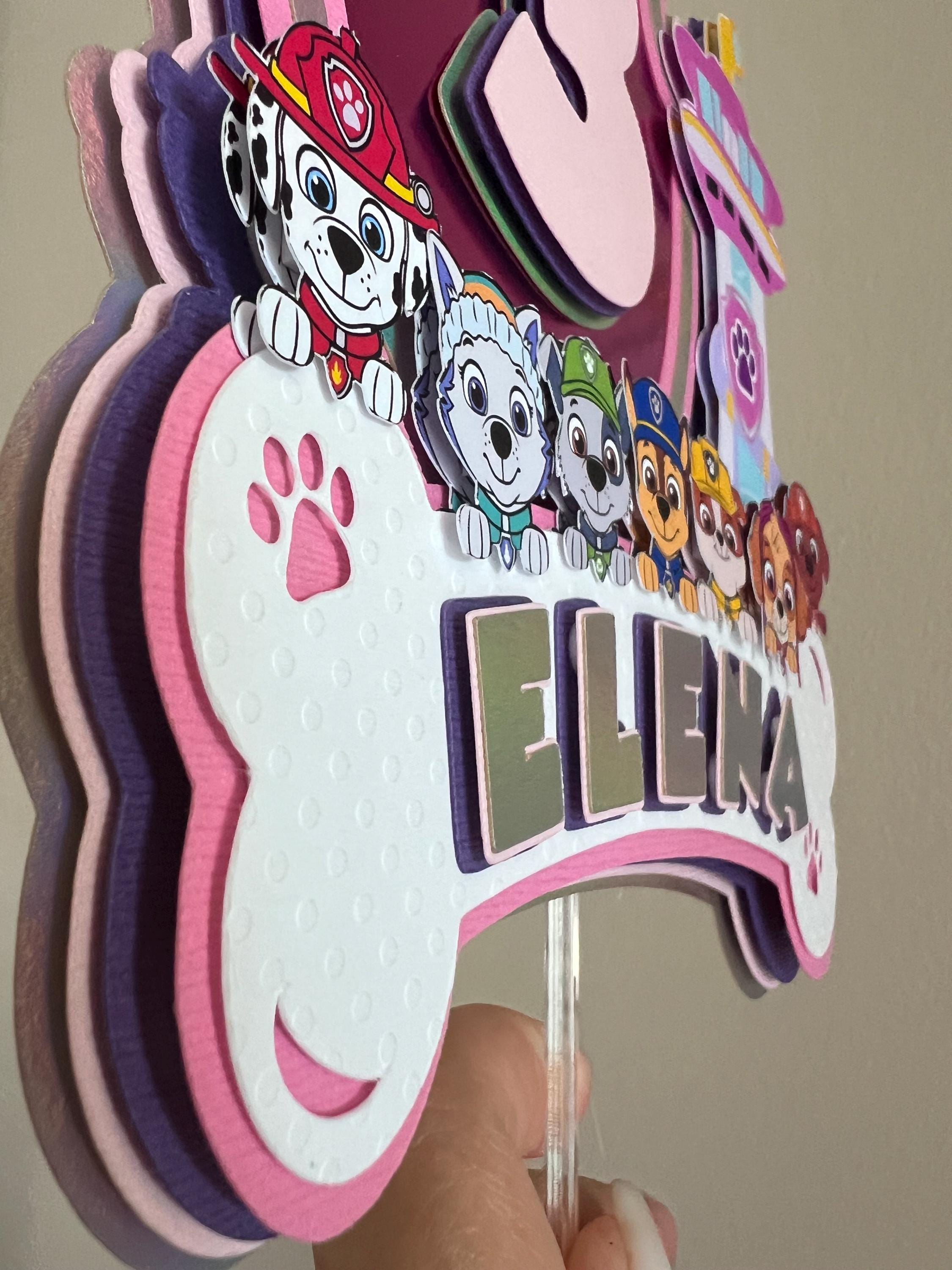 Personalized Name & Age Cake Topper – Custom Birthday Decoration With ...