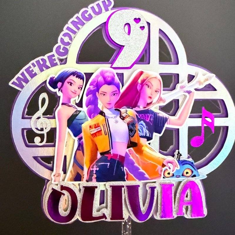 3 Cake Topper Girls - Etsy