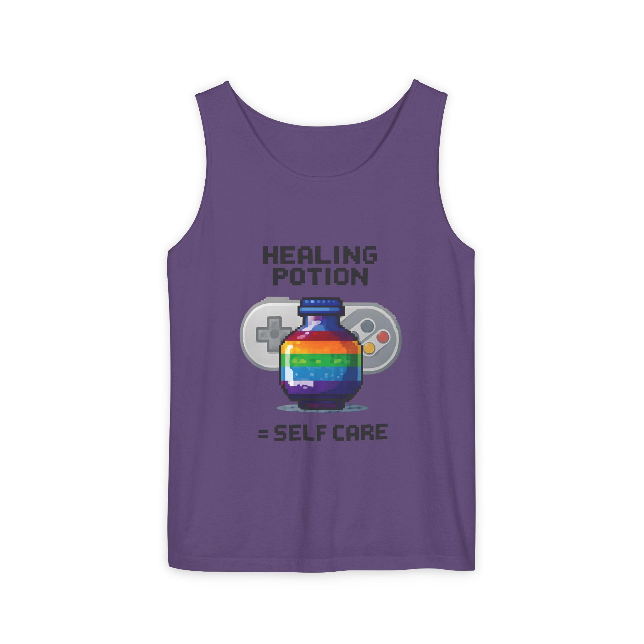 Retro Gaming Tank Top, LGBTQ+ Pride Rainbow Design, Unisex Shirt ...