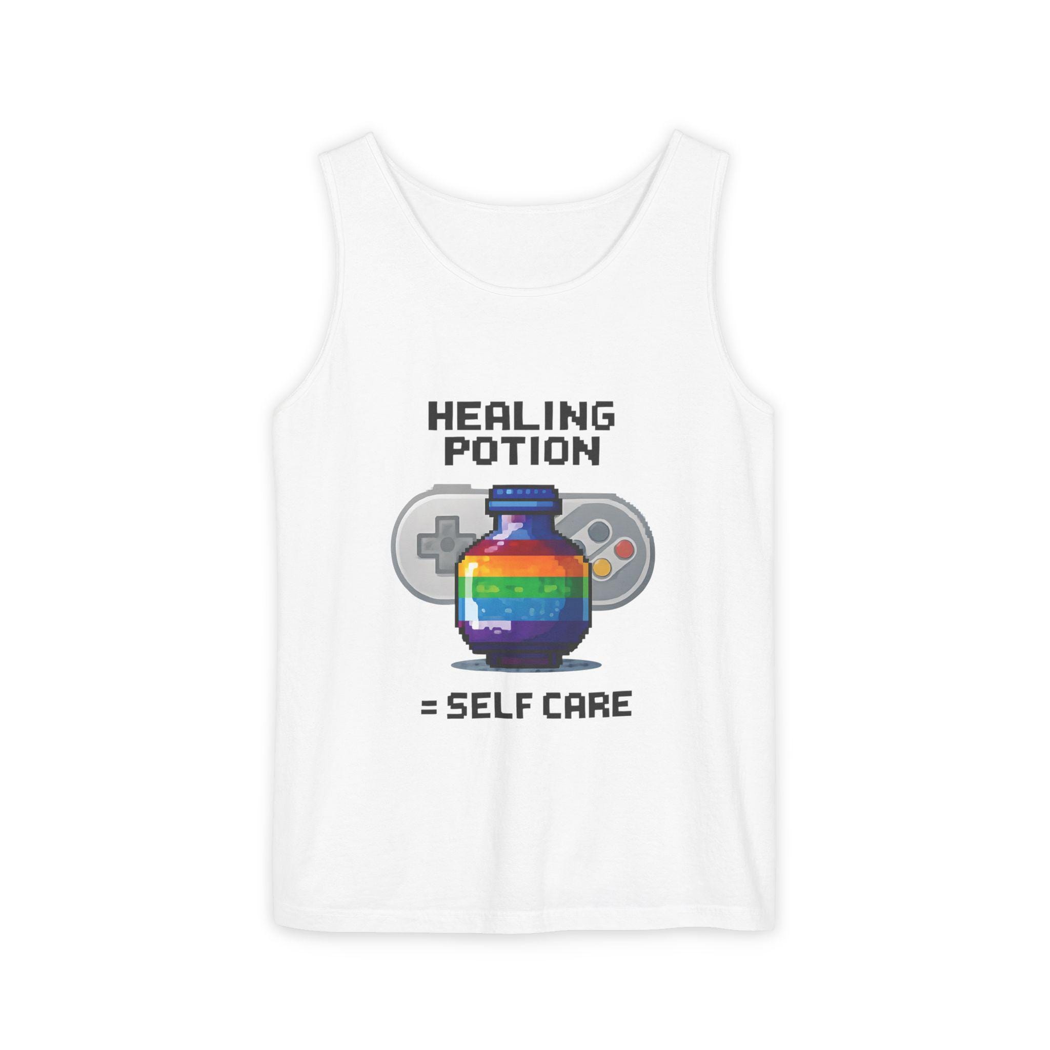 Retro Gaming Tank Top, LGBTQ+ Pride Rainbow Design, Unisex Shirt ...