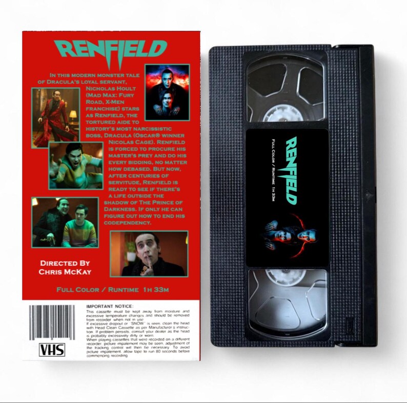 Renfield Custom VHS Tape - Etsy