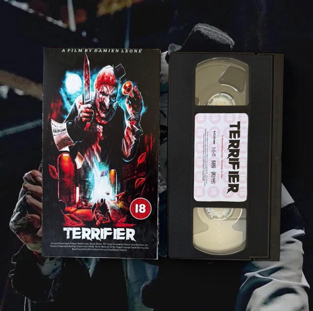 Terrifier 1 Custom VHS Tape - Etsy