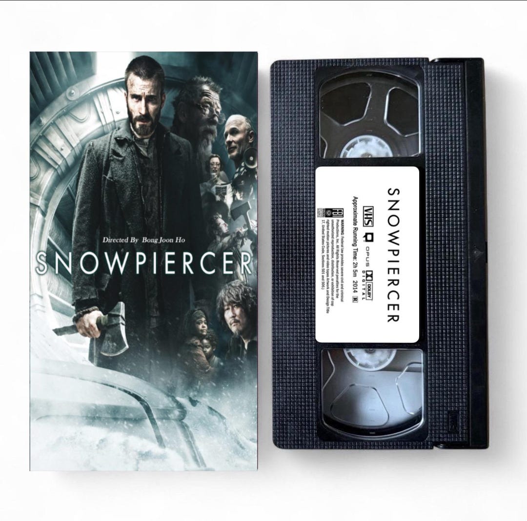 Snowpiercer Custom VHS Tape - Etsy Canada