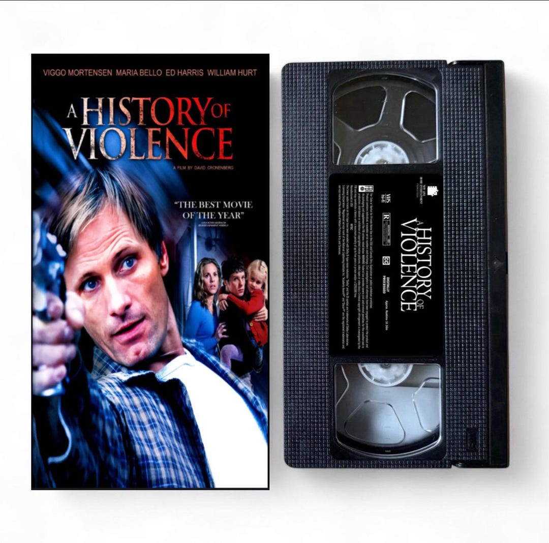 A History of Violence (2005) CUSTOM VHS Tape - Etsy UK