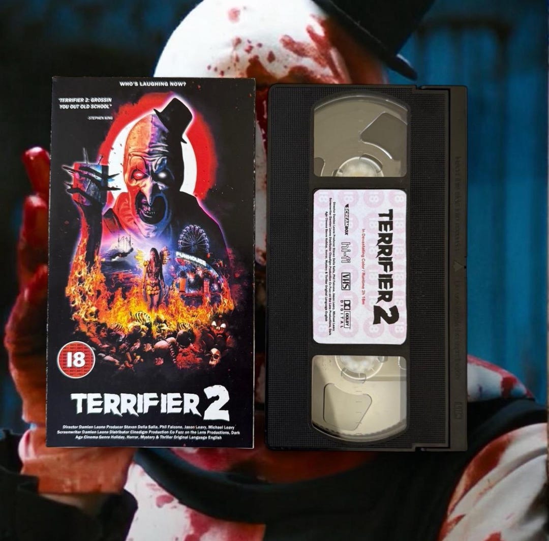 Terrifier 2 Custom VHS Tape - Etsy