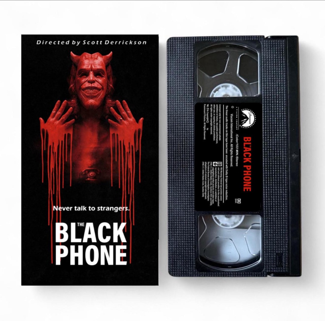 Black Phone Custom VHS Tape - Etsy