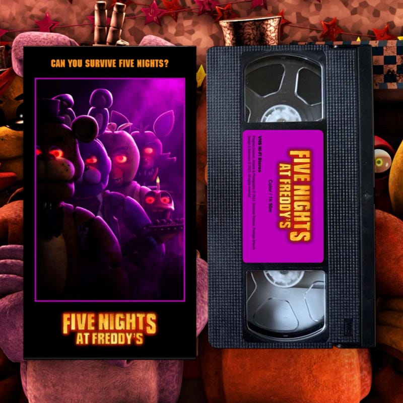 Five Nights at Freddys Vhs - Etsy