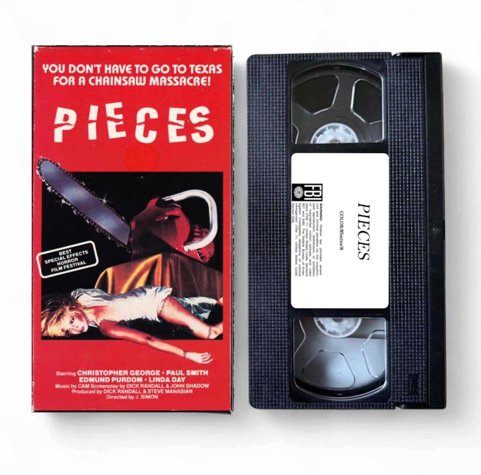Pieces (1982) Custom VHS Tape - Etsy