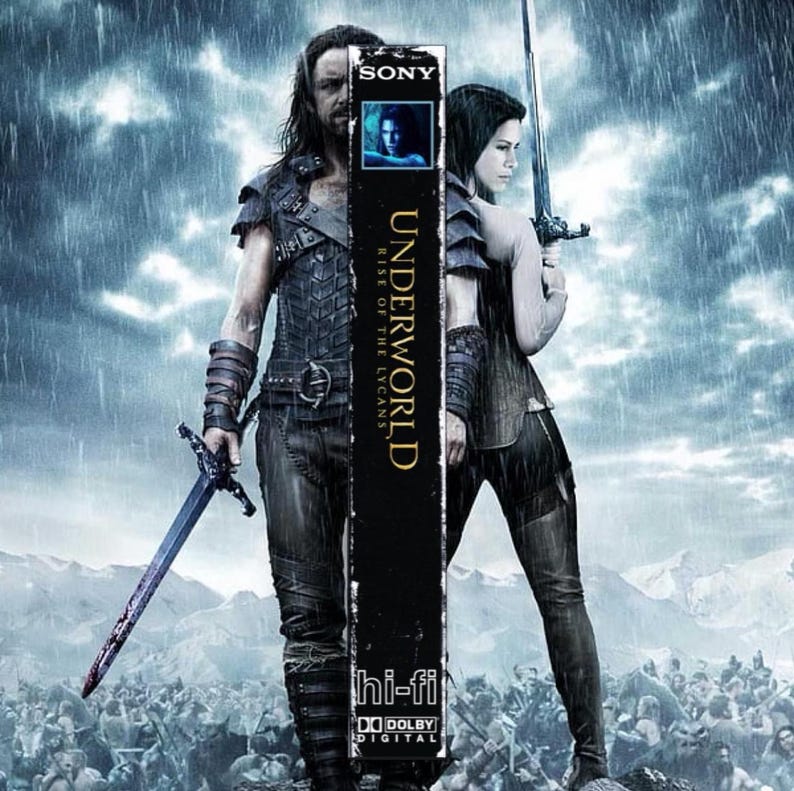 Underworld: Rise of the Lycans Custom VHS Tape - Etsy