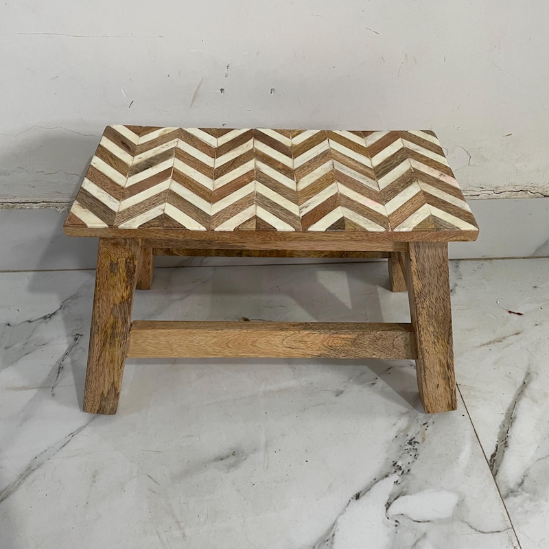 Bone Inlay Bench - Etsy