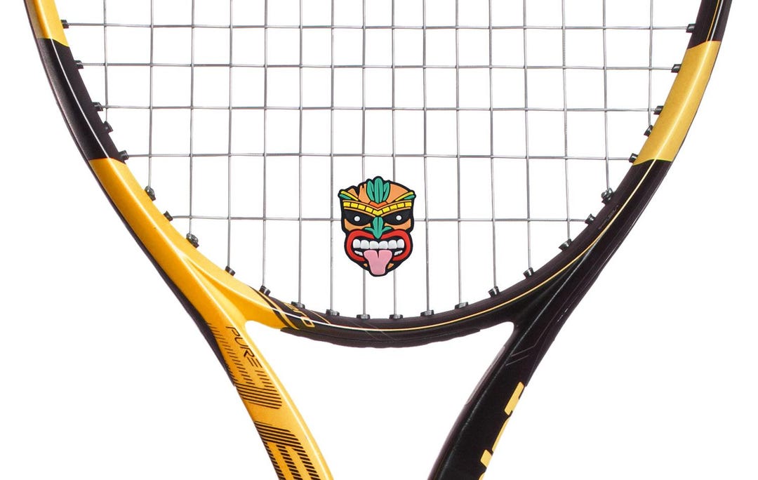 Tiki Mask Tennis Racket Dampeners: Shock Absorbers, 2-pack - Etsy