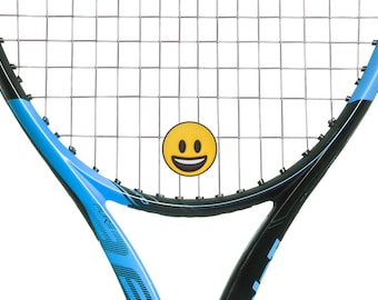 Emoji Tennis Racket Dampener 2-pack: Oversized Happy & Angry Faces - Etsy