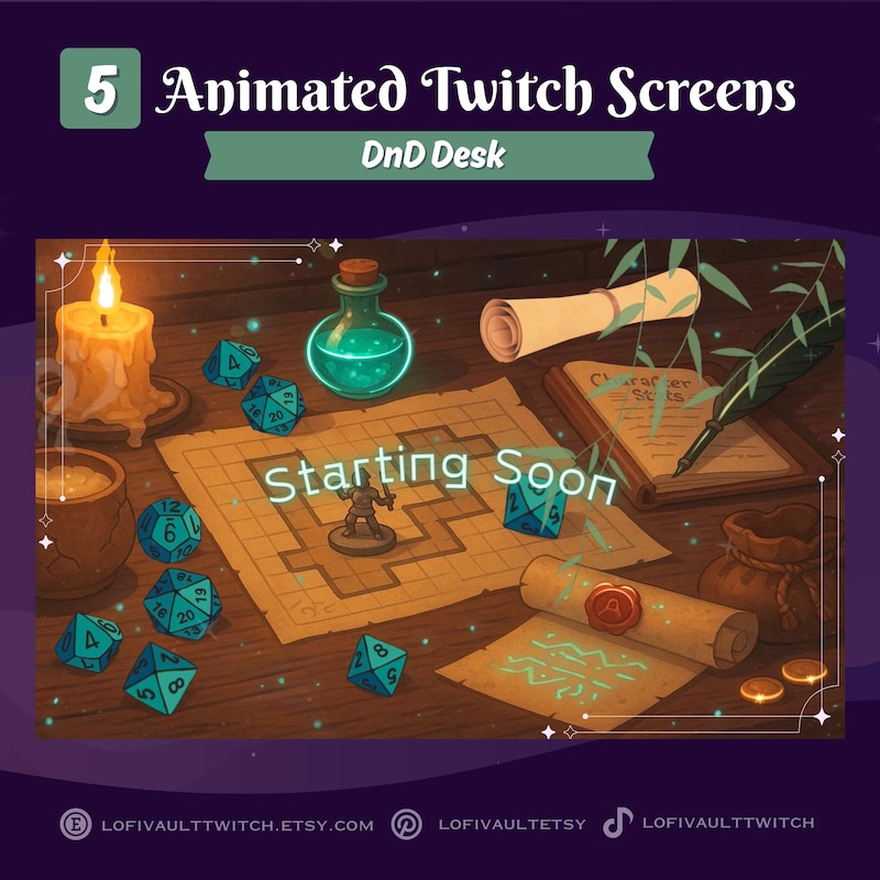 Dnd Stream Widget - Etsy UK