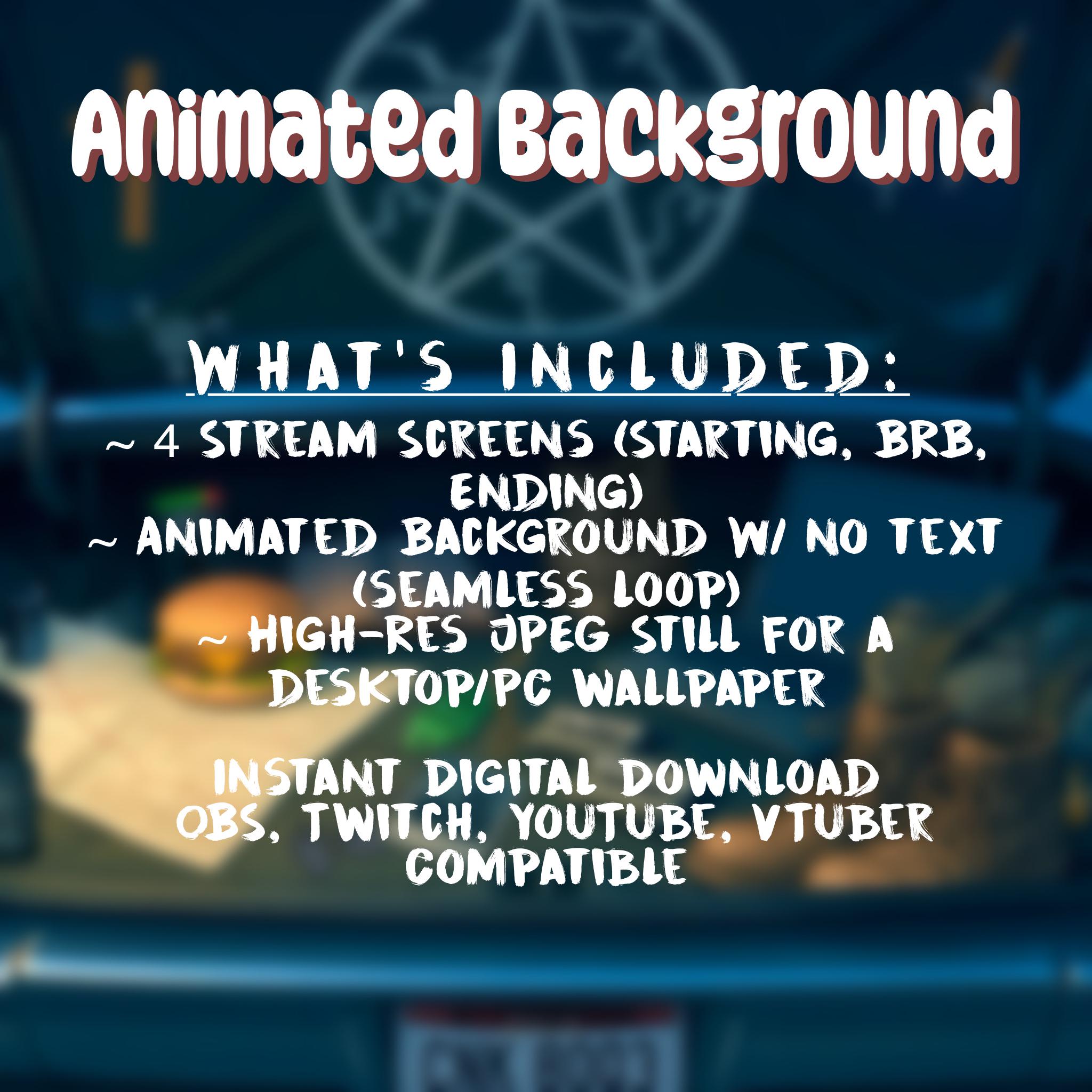 Monster Hunter Animated Background, Cozy Lofi Twitch Stream Overlay ...