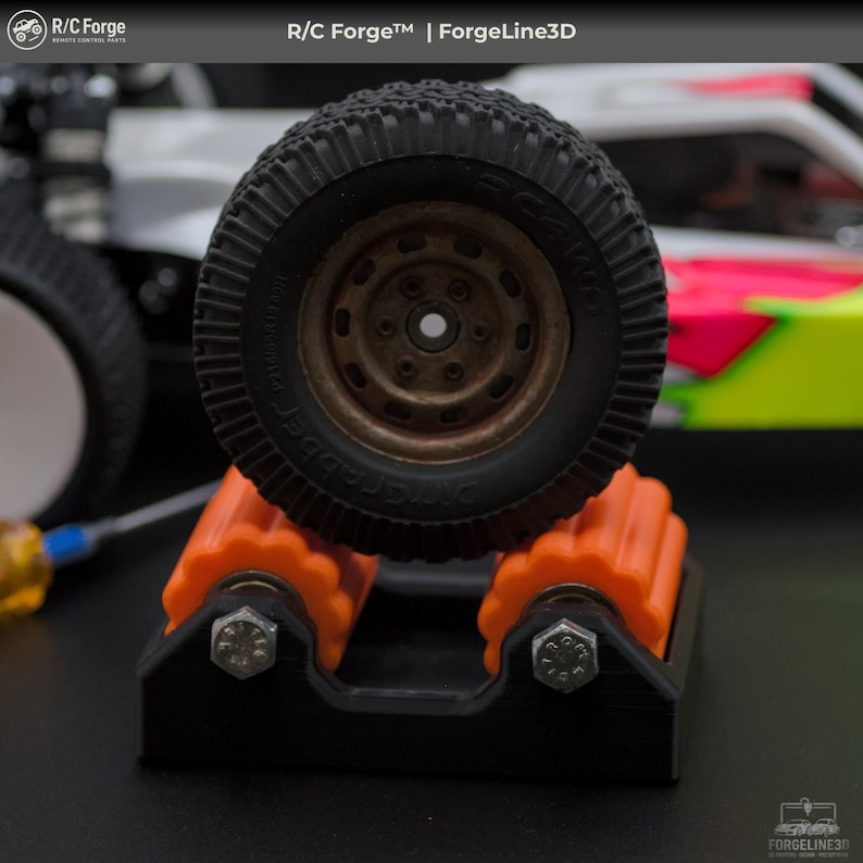 RC Foam Buster Tool: RC Tire Break in Roller, 3D Printed RC Accessory ...