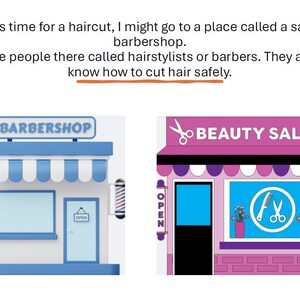 Printable Social Story: Getting a Haircut - Etsy