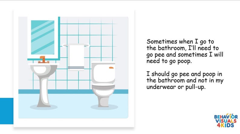 Printable Social Story: Using the Potty, Toilet Training - Etsy