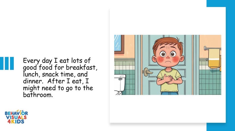 Printable Social Story: Using the Potty, Toilet Training - Etsy