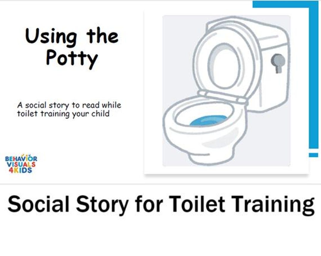 Social Story: Using the Potty, Toilet Training - Etsy