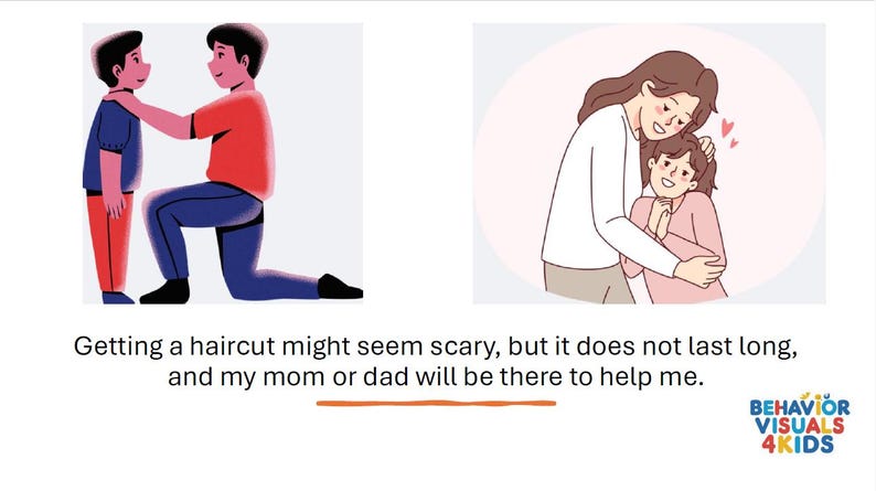 Printable Social Story: Getting a Haircut - Etsy