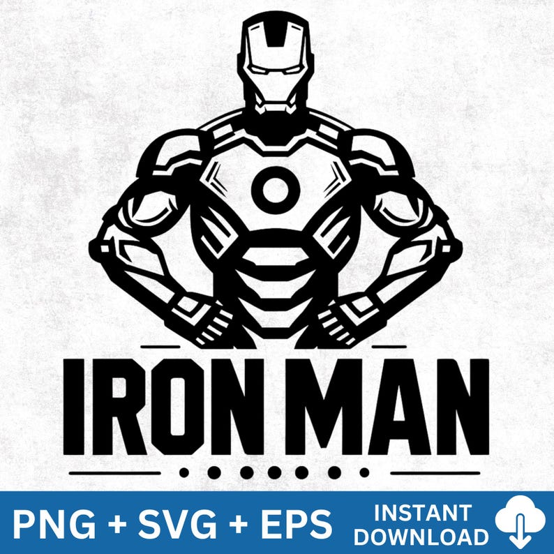 Iron Man SVG | Hero Clipart, Cricut, Glowforge (digital Download) - Etsy