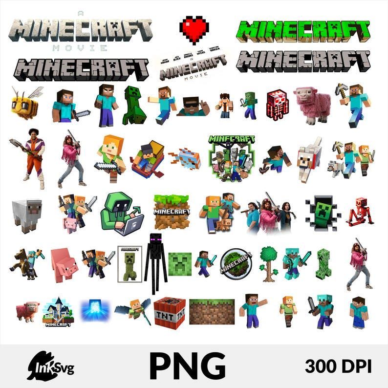 150+ Block Style Game SVG PNG Bundle | Gamer Gift Designs | Sublimation ...