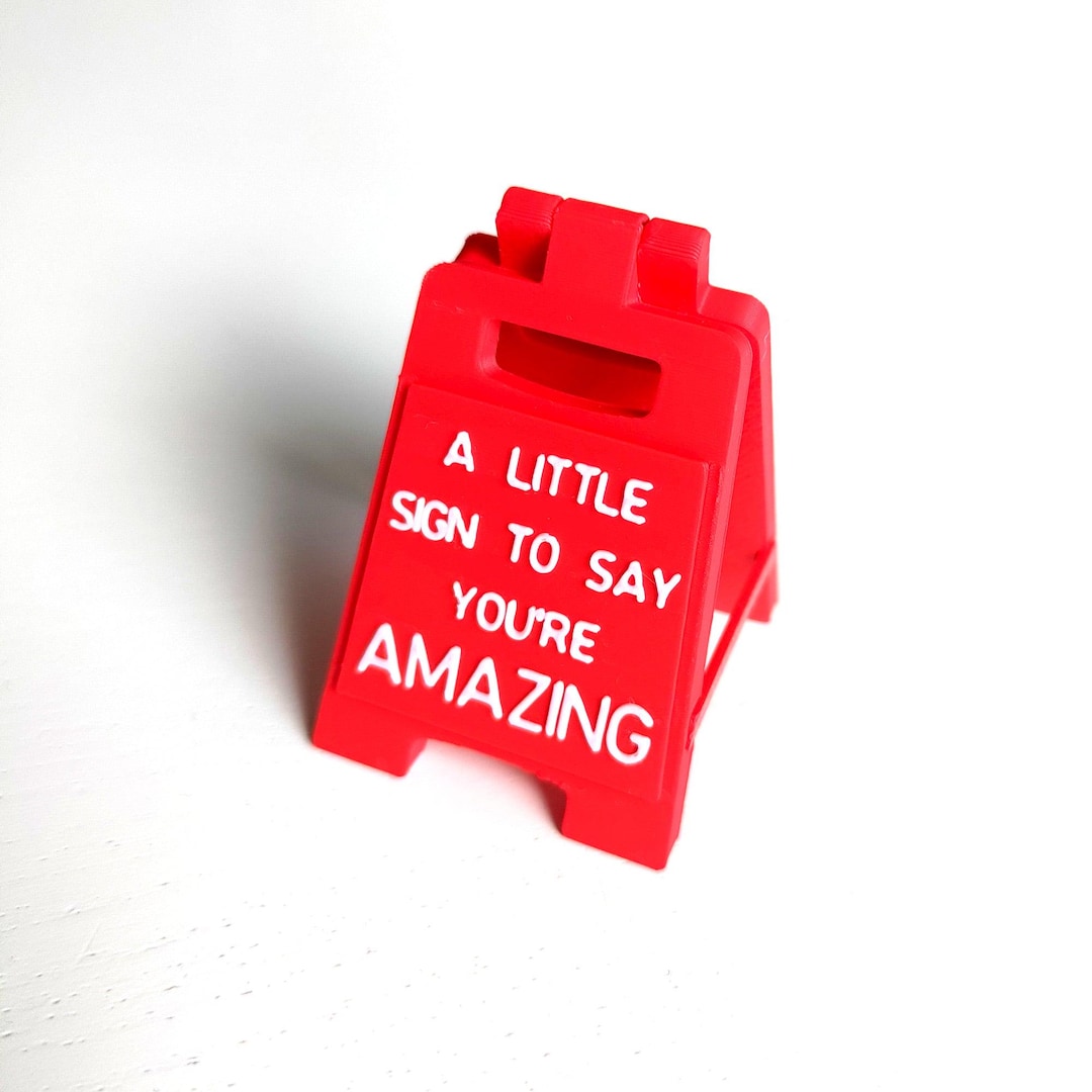 You're Amazing Sign | Cute Small Gift | Words of Encouragement ...