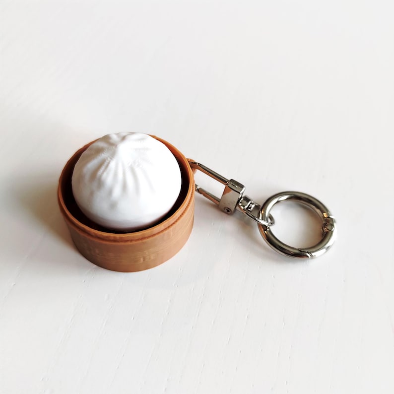 Bao Dim Sum | Fidget Clicker Keychain | Cute Mini Food | Hong Kong Toy ...