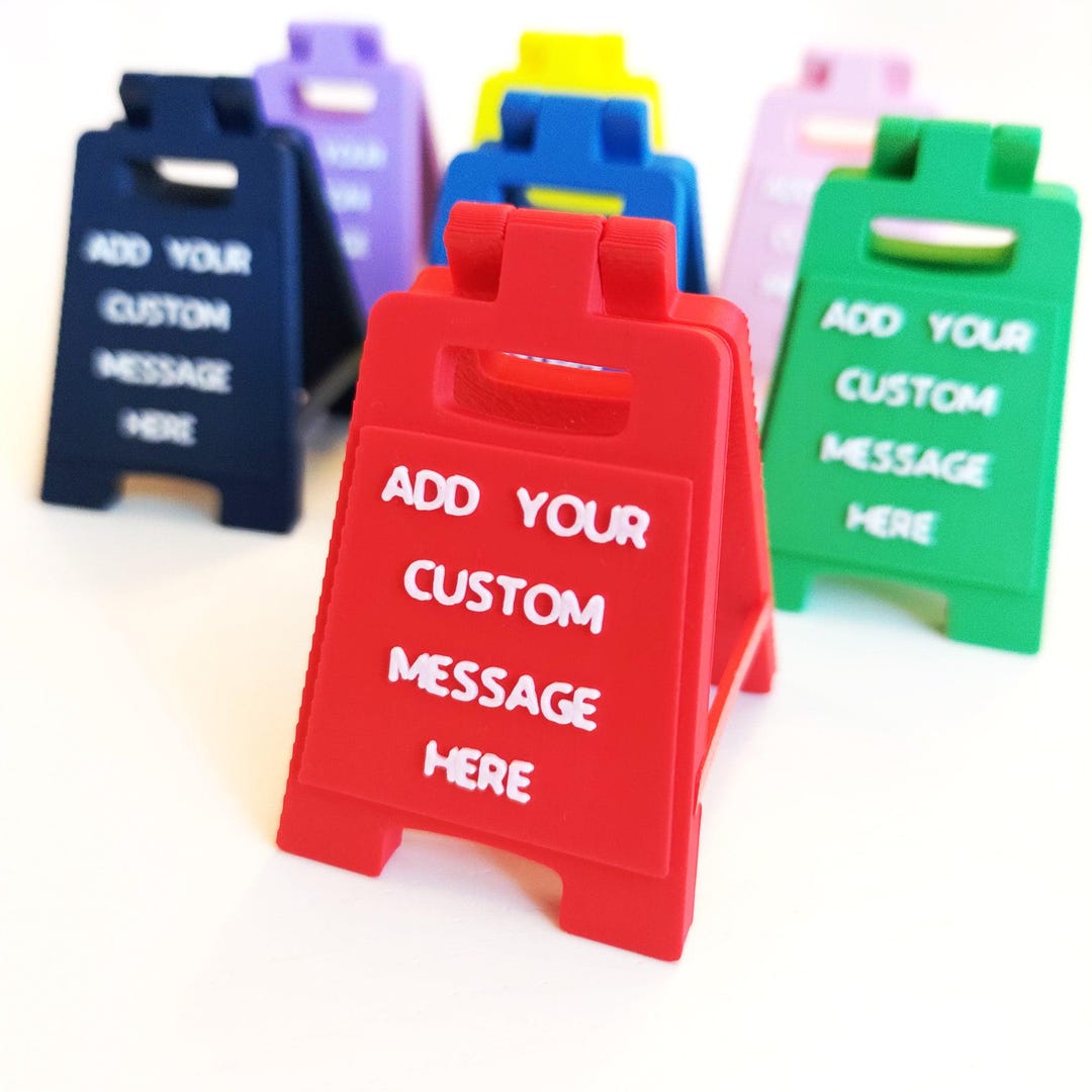Custom Little Sign | Personalized Message Front and Back | Design Your ...