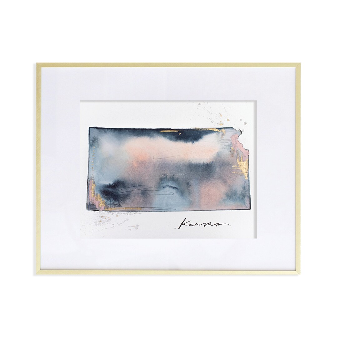 8x10 Kansas Print - Etsy