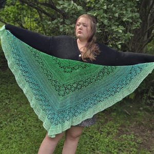 Enchanted Forest Lace Shawl - Etsy