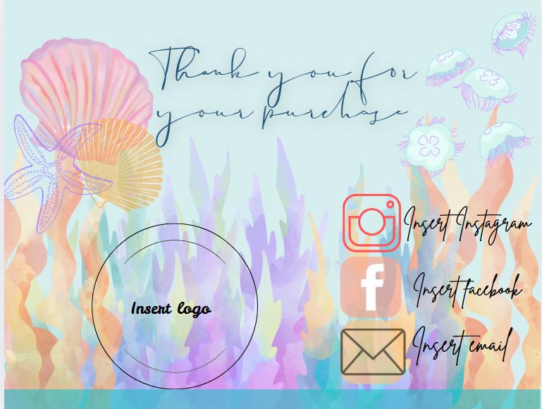 Marine Themed Business Thank You Card - Etsy