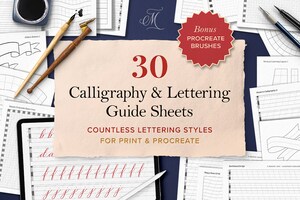 Master Rotunda Calligraphy Practice Sheets Blackletter / Broad Edge ...