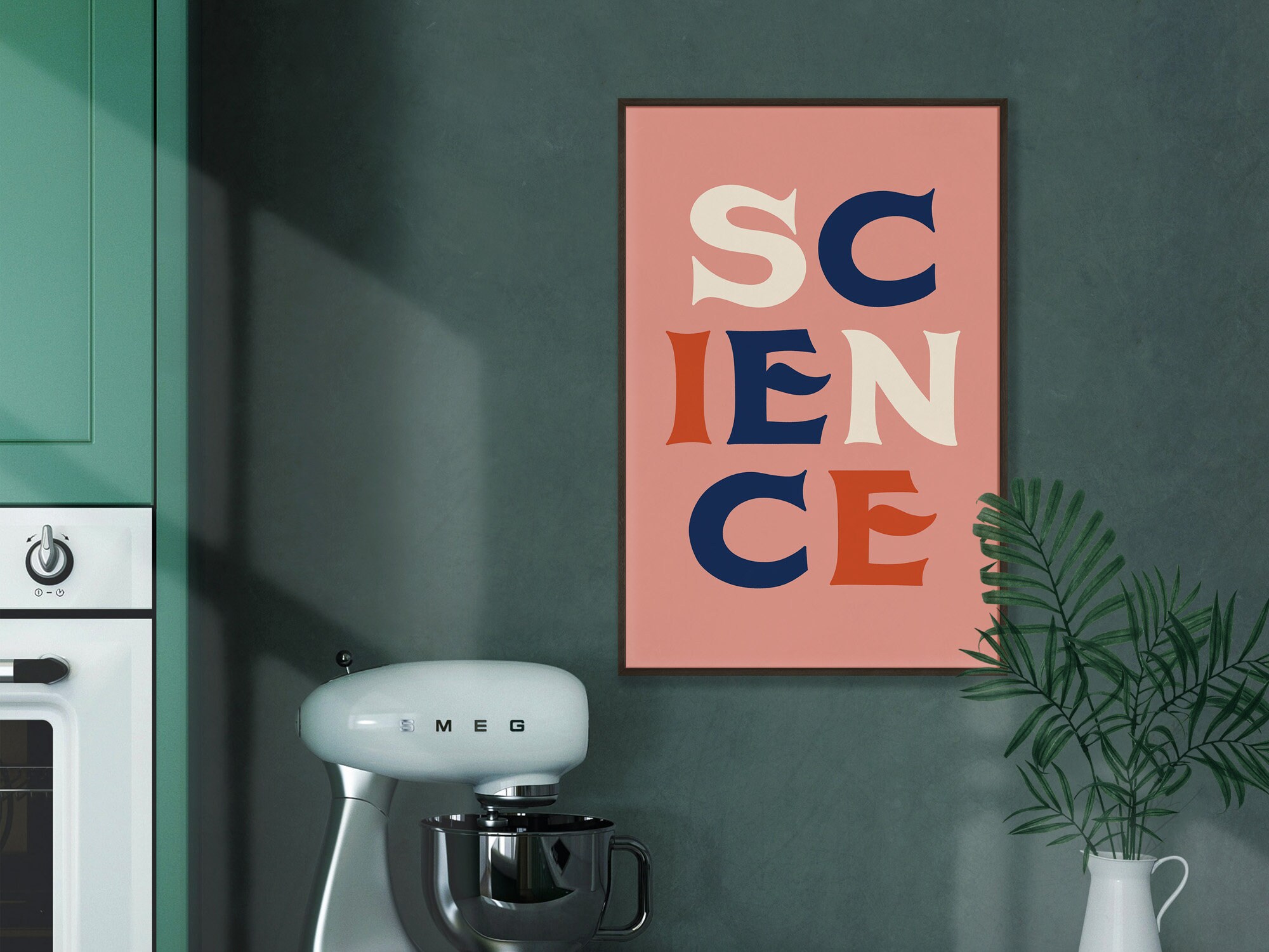Science Art Print Printable Hand Lettering Wall Decor | Etsy