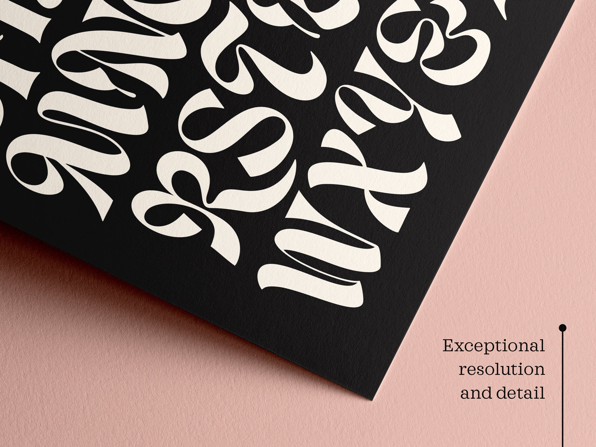 Black and White Typography Art Print Brooklyn Alphabet DIGITAL DOWNLOAD ...