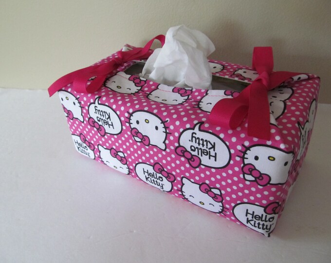 Tissue Box Cover/hello Kitty - Etsy
