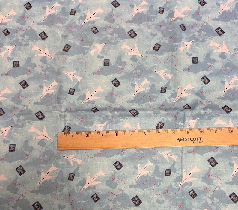 Airplane Cotton Fabric - Etsy