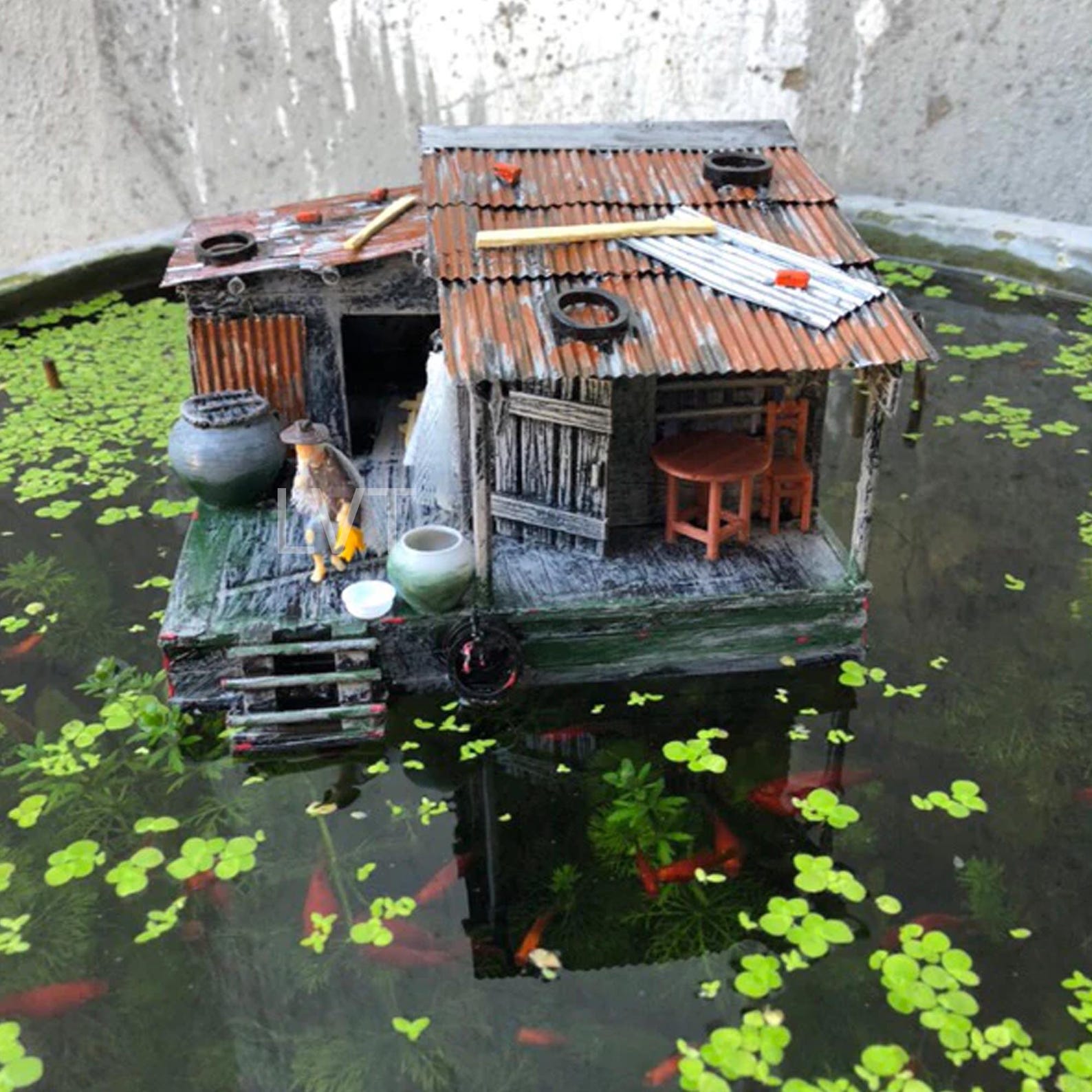 Fishtank Decoration, Floating House for Fish Tank, Aquarium Gift - Etsy