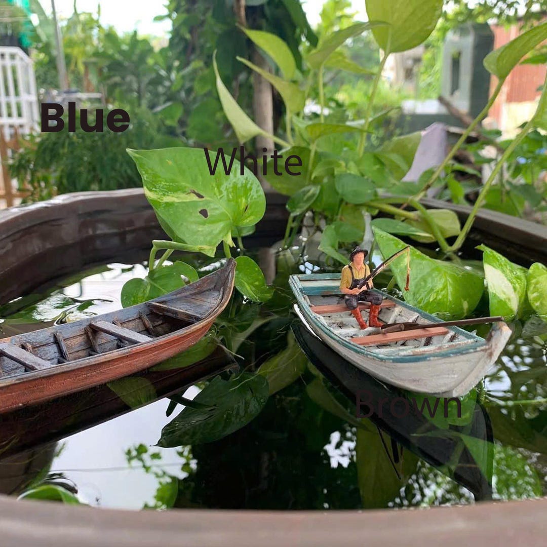Aquarium Decoration,aquascaping Decor, Floating Boat for Fishtank ...
