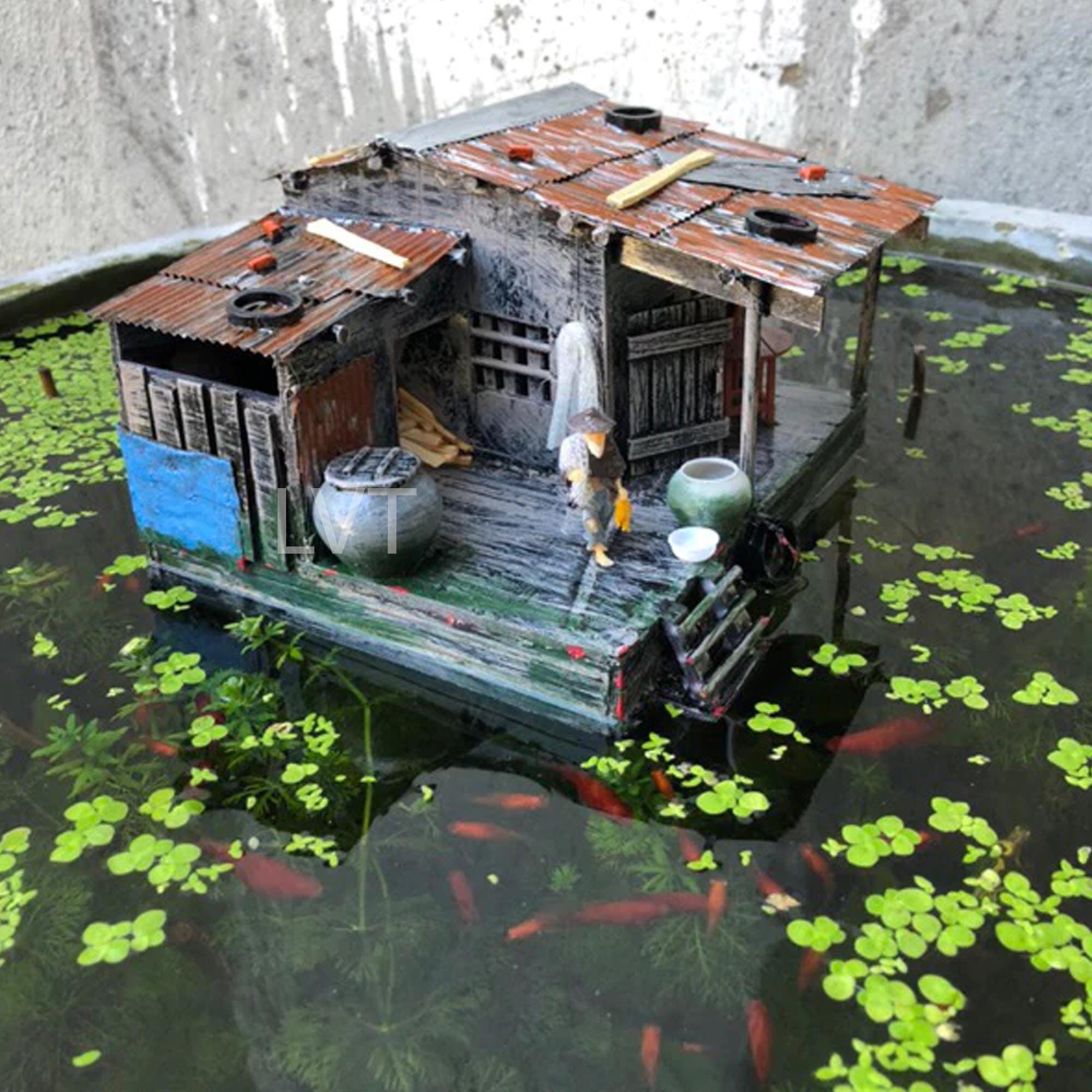 Fishtank Decoration, Floating House for Fish Tank, Aquarium Gift - Etsy