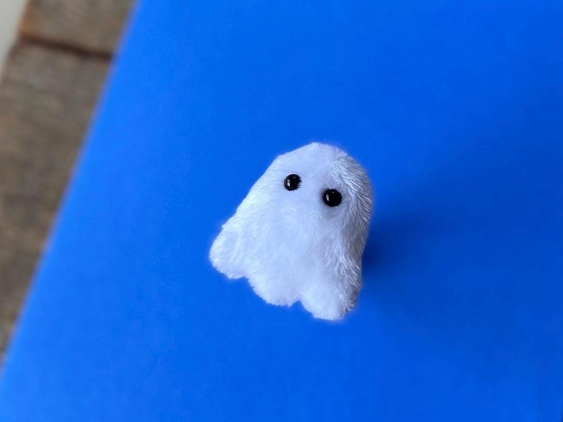 Pocket Ghost Plush Stuffed Animal Sensory Toy Trinket Stim Spooky ...